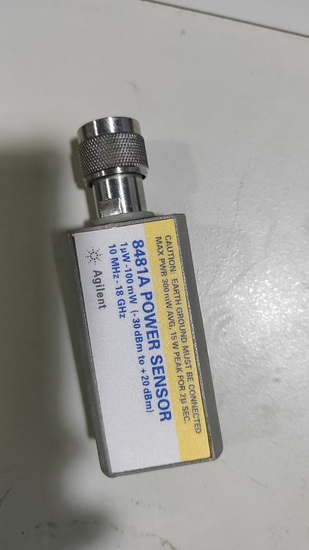 Keysight Agilent 8481A RF Power Sensor -60 to 20 dBm 10 MHz-18 GHz Plug ...